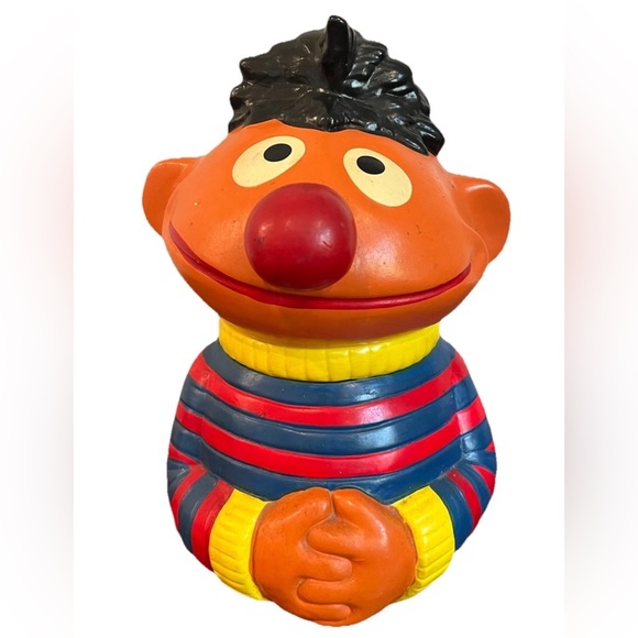 Sesame Street | Kitchen | Vintage Ernie Cookie Jar Canister Muppets 973 ...